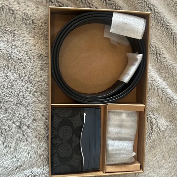 Coach | Other | Its A Navy Blue Coach Belt With A Mini Wallet | Poshmark